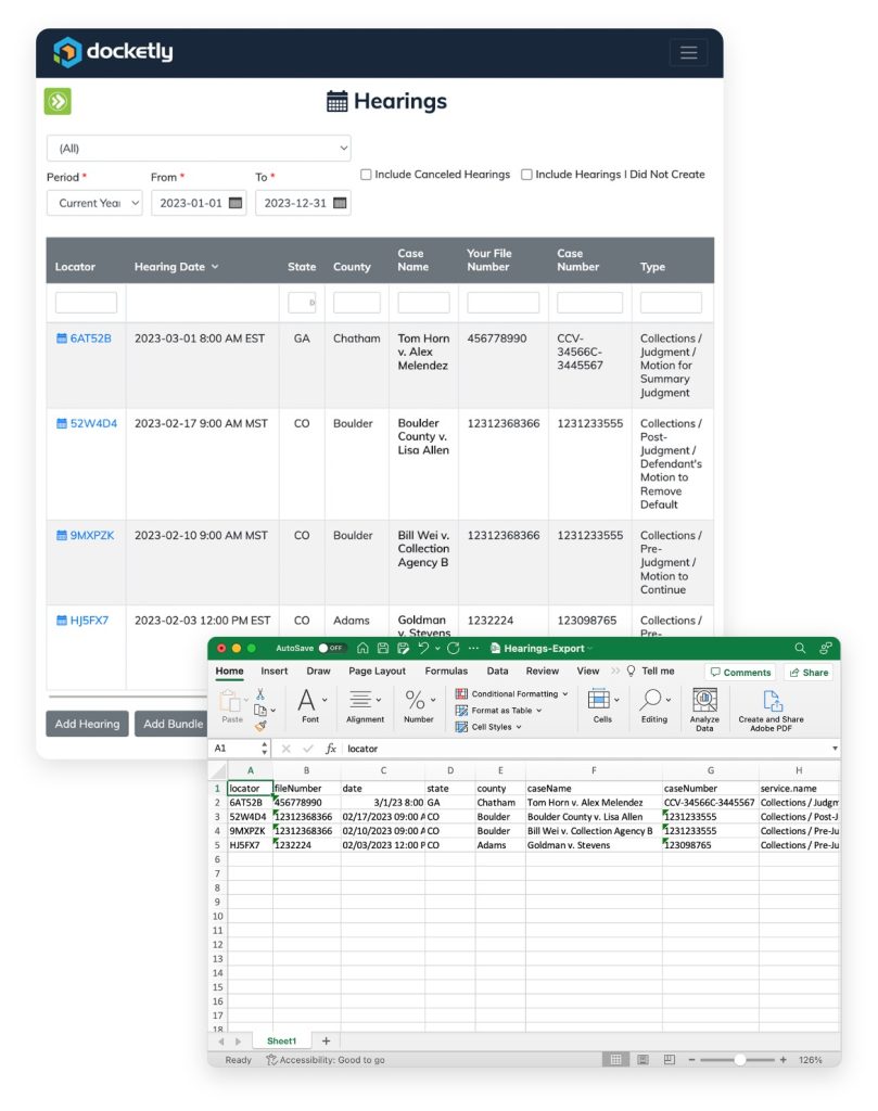 Solutions Tour Page 2023 - Docketly